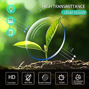 SKYOAK Unbreakable Evolved Folding Reading Glasses For Women Men Blue Light Blocking Anti UV Eyestrain Foldable Portable Compact Readers with Flat Hard Case Pocket Computer glasses 1.5 BLACK