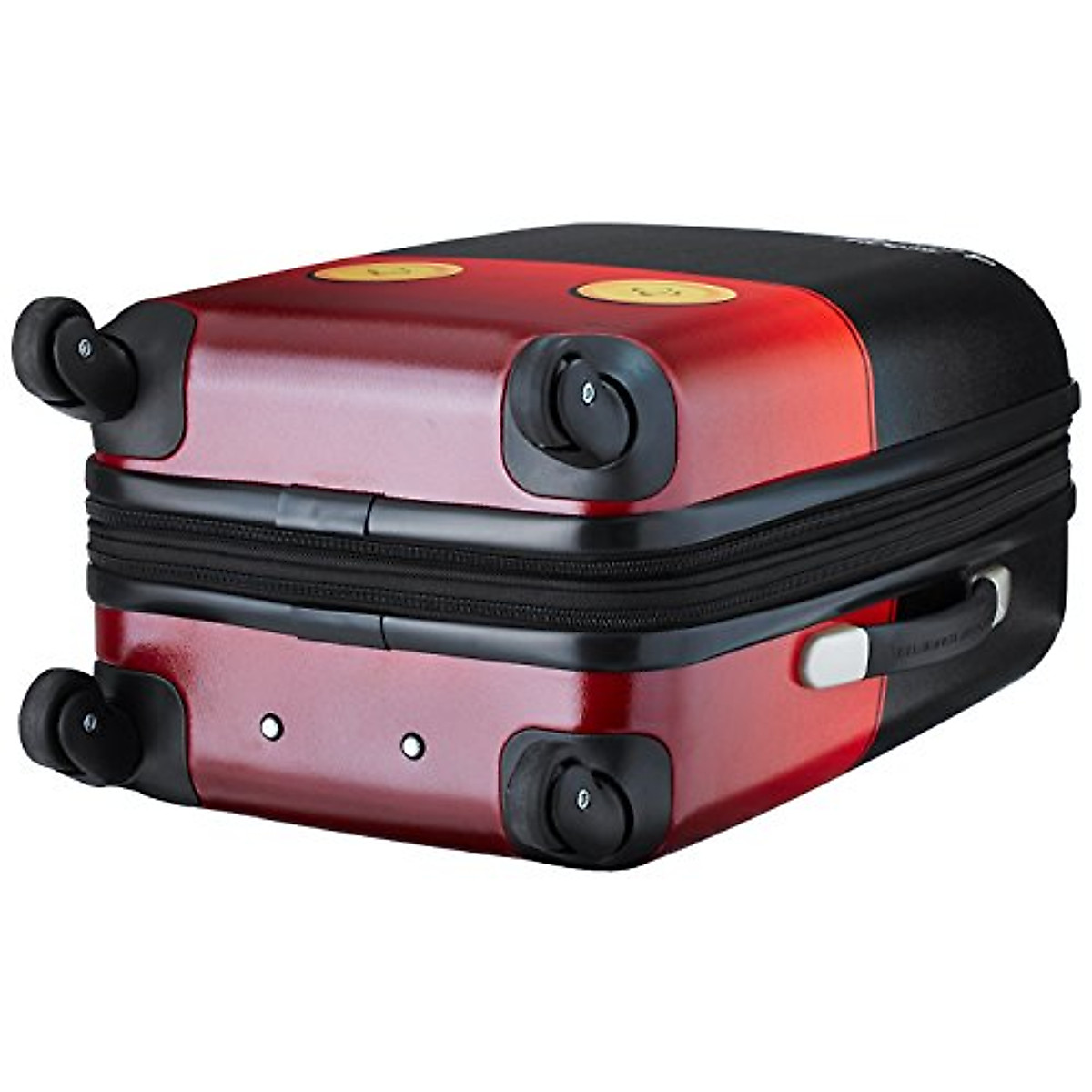 American Tourister Disney Hardside Luggage with Spinner Wheels, Black,Red, Carry-On 21-Inch