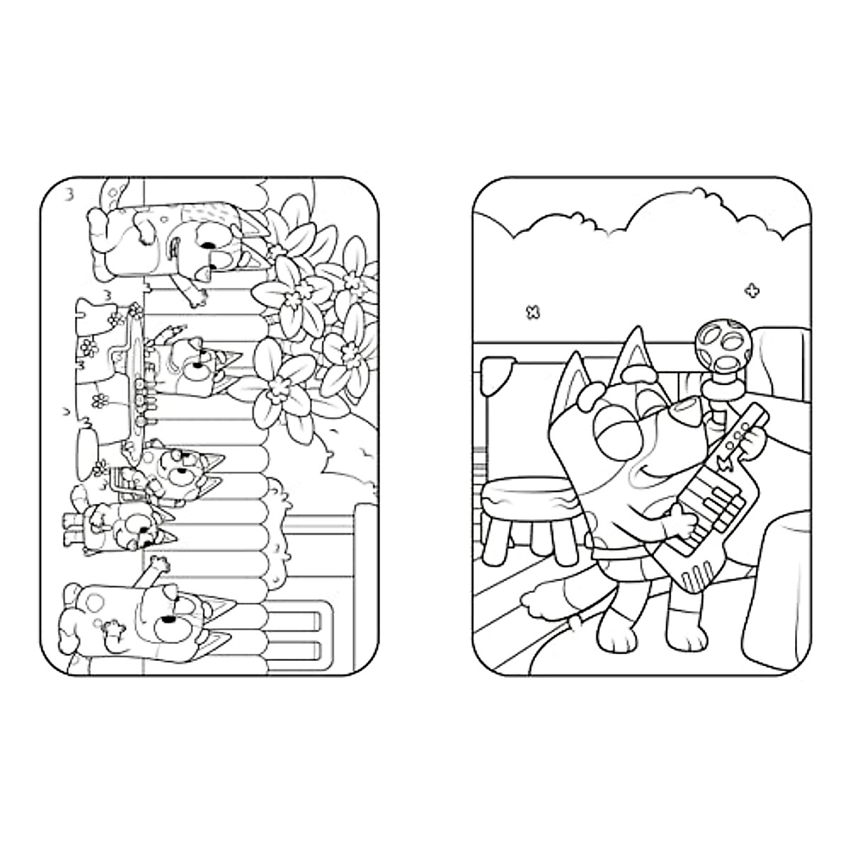 Bluey: Fun and Games: A Coloring Book