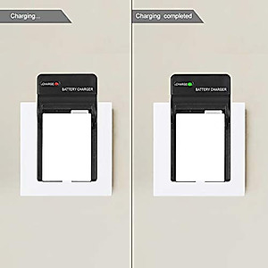 LP-E8 Battery Charger for Canon LC-E8, LC-E8C, LC-E8E, Canon EOS Rebel T2i, T3i, T4i, T5i, 550D, 600D, 650D, 700D, Kiss X4, X5, X6i, X7i Cameras & More (Not for T2 T3 T4 T5)