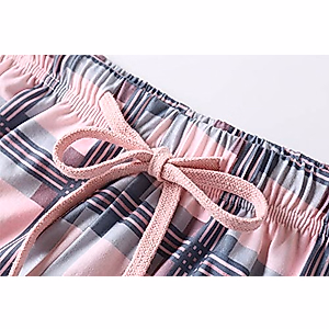 HONG HUI Women's Capri Pajama Sets Plus Size Sleepwear Top with Capri Pants 2 Piece Sleep Set Grey