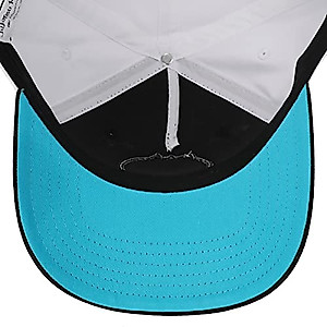 Jujutsu Kaisen Gojo Men's Black & White Baseball Cap with Light Blue Underbill