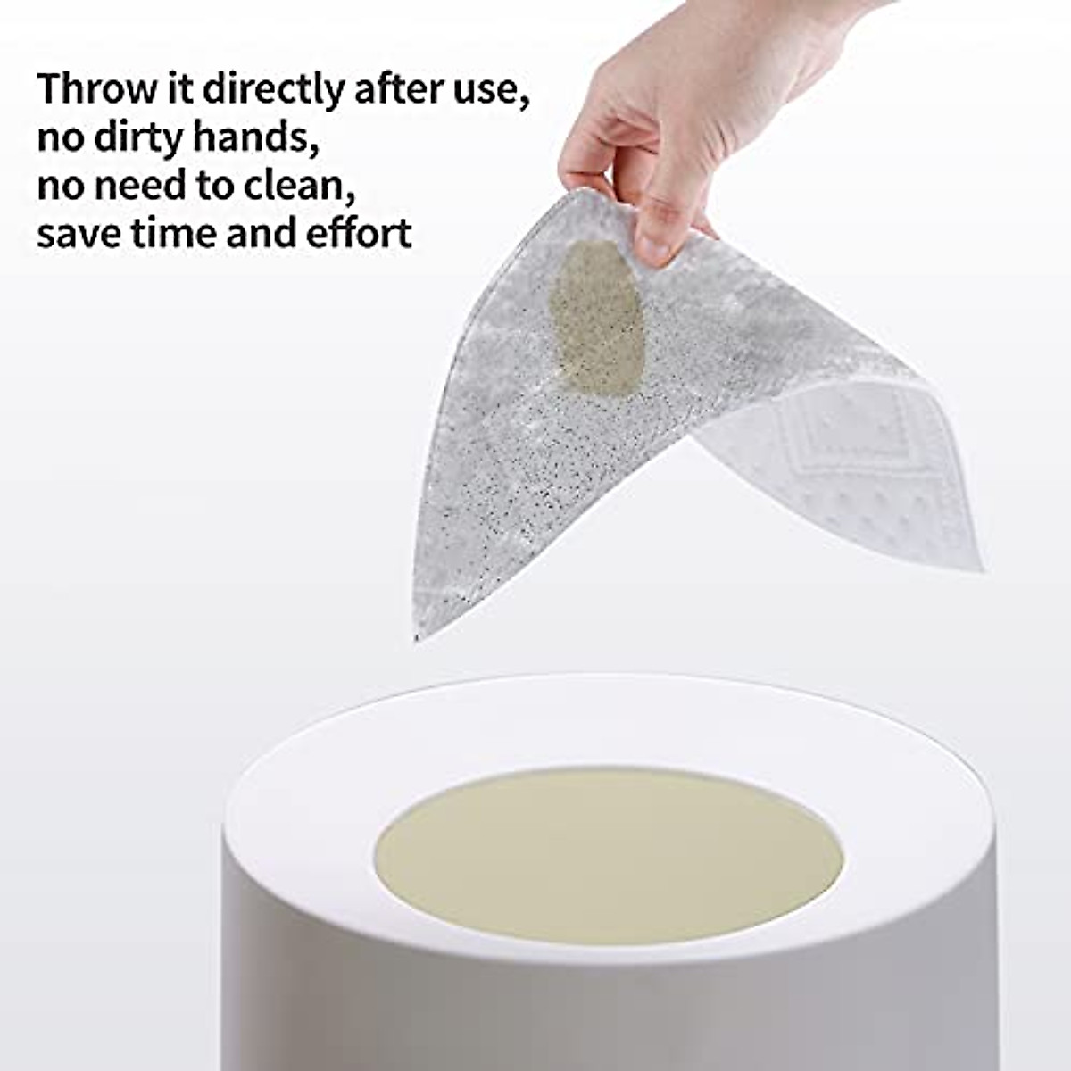 KEEPOW 20 Pack Disposable Mop Pads Fit for Roborock S7 S7+ Vacuum Cleaner