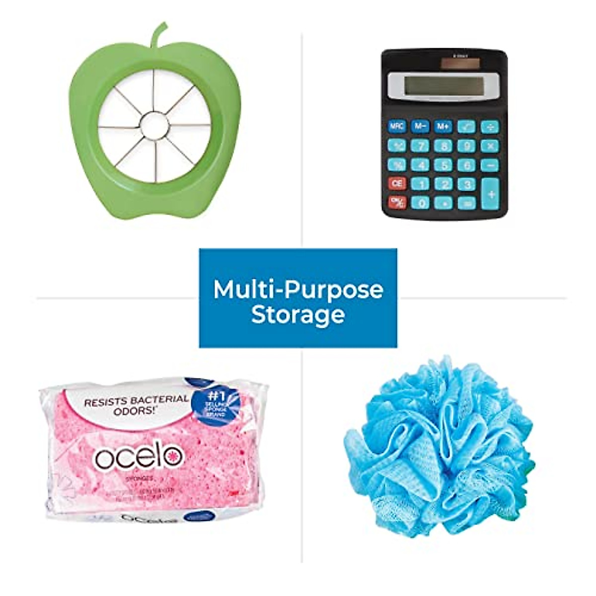 iDesign Linus BPA-Free Plastic Drawer Organizer - 6" x 9" x 2.25", Clear