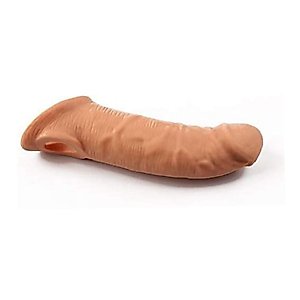 Threaded mace Condom Cock Sleeve Male Condom Adult Lock fine Ring Extended Sleeve Crystal S-leeve (8INCH)