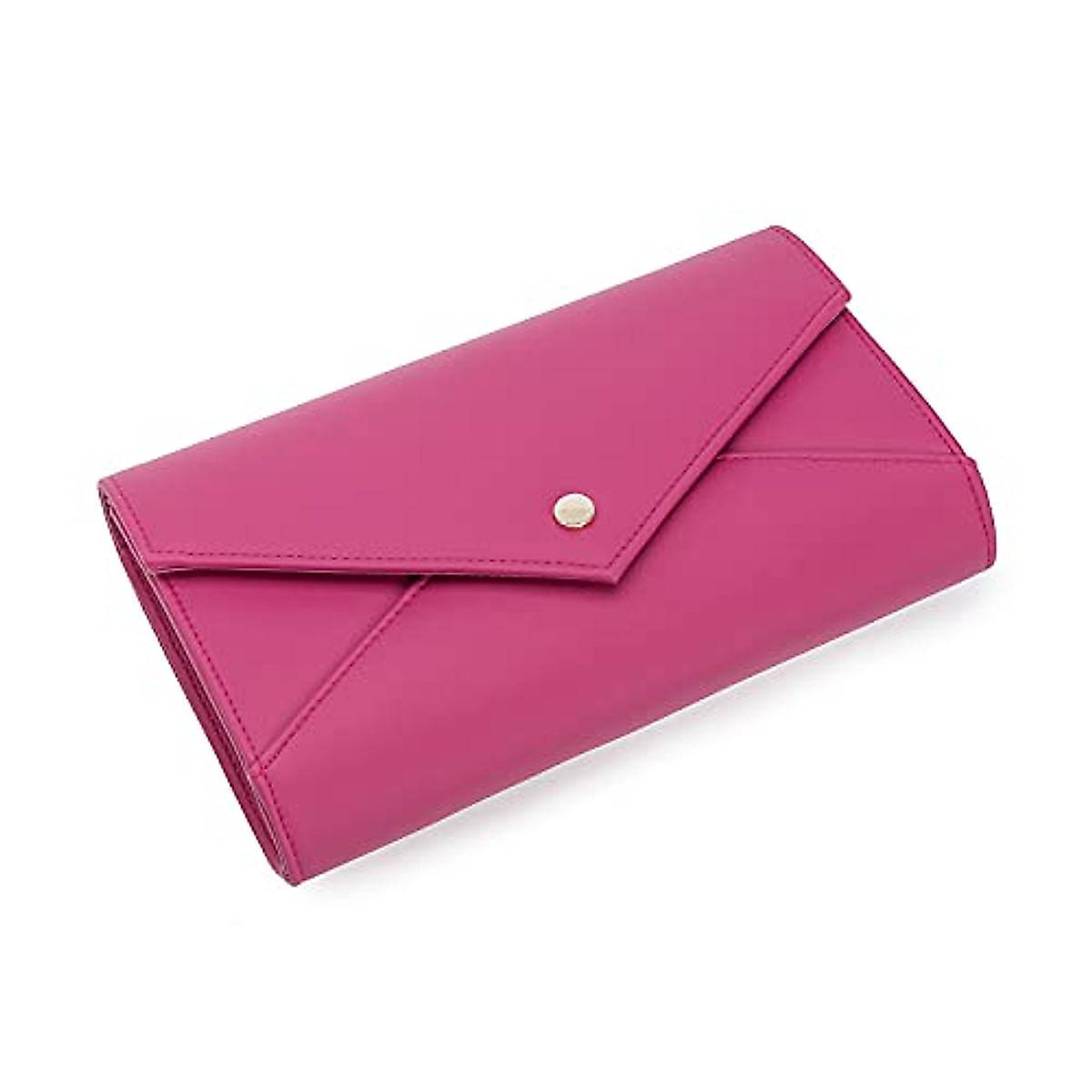IXEBELLA Classic PU Clutch Purse for Women Dressy Party Clutch for Cocktail/Prom/Wedding (Hot Pink)