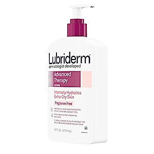 Lubriderm Advanced Therapy Moisturizing Lotion with Vitamins E and B5, Deep Hydration for Extra Dry Skin, Non-Greasy Formula, 16 fl. oz