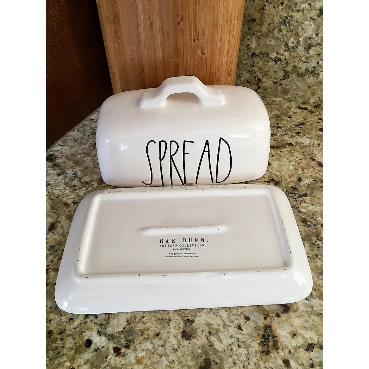 Rae Dunn Spread Butter Dish by Magenta