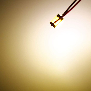 uxcell 10pcs Prewired 0805 Warm White Surface Mounted Devices LED Light Emitting Diode - DC 6-18V Micro Wired Soldered Mini LED Lights with Resistor