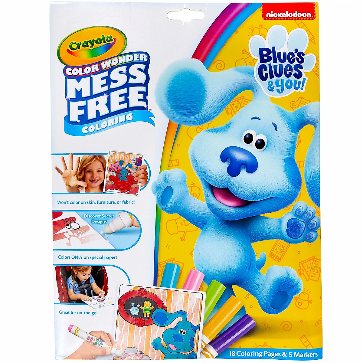 Crayola Blue's Clues Color Wonder Set - Mess-Free Fun for Kids