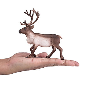 MOJO Reindeer Realistic International Wildlife Toy Replica Hand Painted Figurine Brown