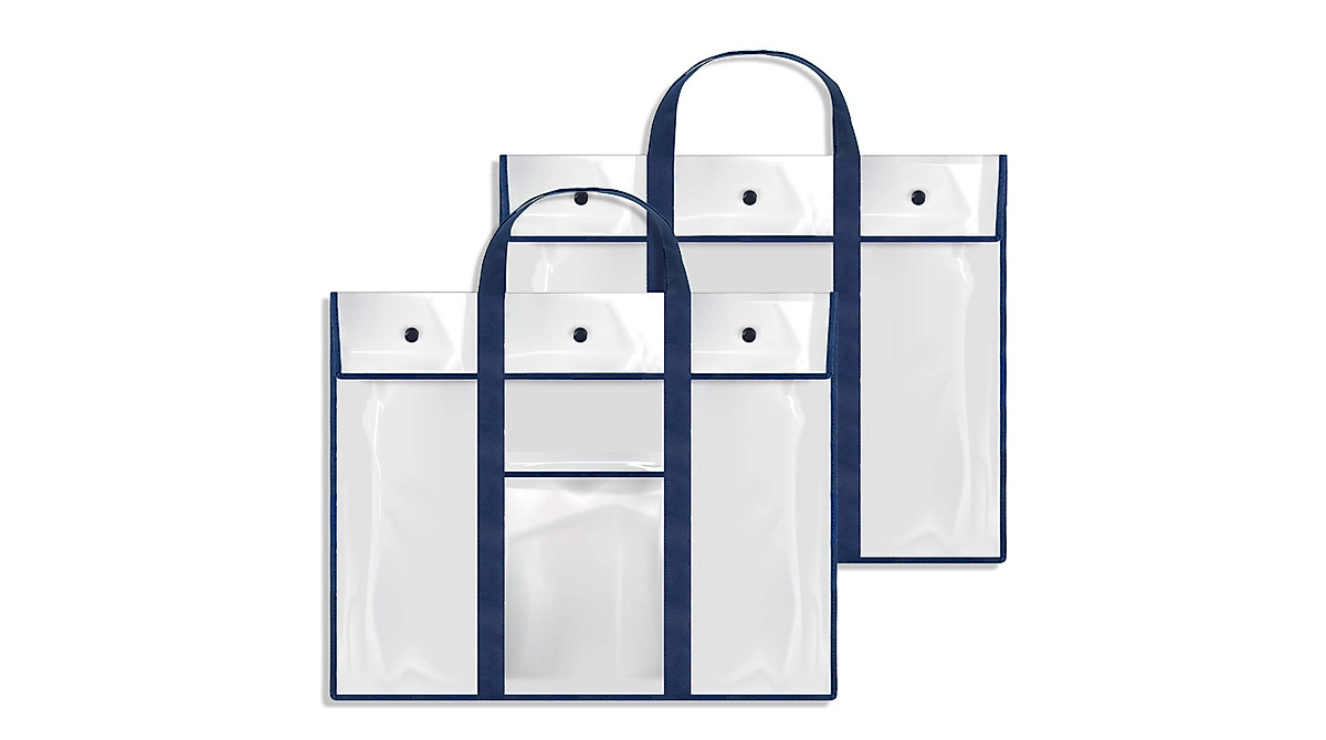 Gamenote 2 Pack Large Poster Storage Bags for Classroom & Art