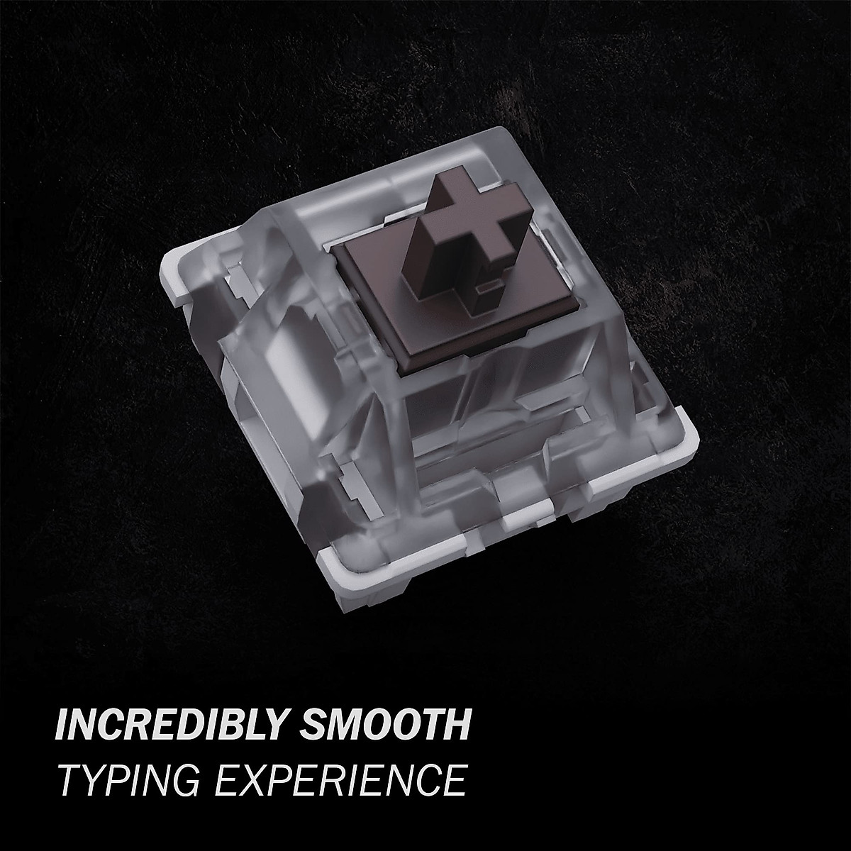 Gateron KS-9 RGB Mechanical MX Type Key Switch - Clear top (65 Pcs, Brown)