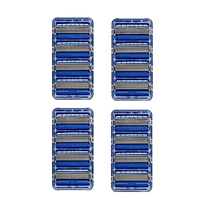 Schick Newly Improved Hydro Premium 5 Men's 5 Blade Razor Set with 1 Handle and 17 Blades Equipped with Moisture Gel Reservoir - 40% decrease of Skin Irritation - Good for Wet Shaving