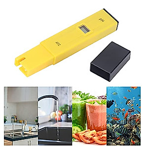 PH Tester, Accurate Measurement 0.00 to 14.00ph Resistant Probe PH Analyzer for Pool