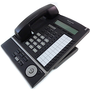 Panasonic KX-T7633 24 Button Backlit Display Speakerphone - Black (Renewed)