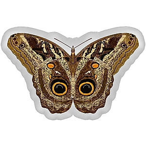 Butterfly Shaped Throw Pillow, Cushion Soft Pillows Decor for Home Decorative Seating Cushions, 12 Inch