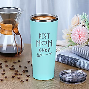 Gifts for Mom - 22oz Tumbler Best Mom Ever Gifts - Mom Gifts from Daughter Son - Mother's Day Gifts for Wife- New Mom Gifts for Women - Mom Birthday Gifts - Best Mothers Day Present for Sister Friends