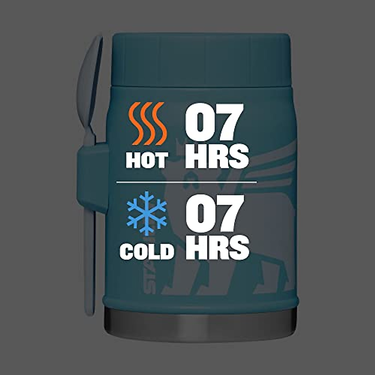 Stanley Heritage Insulated Food Jar for Kids (8 and Above) with Spork, 14oz Stainless Steel Kids’ Lunch Box, Dishwasher Safe and BPA-Free