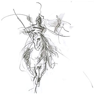 Faber-Castell 5 Piece Quality Water-Soluble Graphite Aquarelle Pencils in a Tin, Including HB, 2B, 4B, 6B and 8B