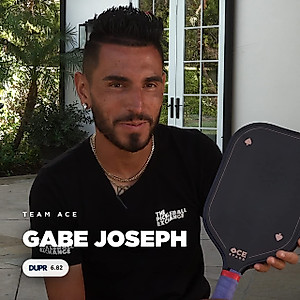 ACE Pickleball Spade - Premium Pickleball Paddle, Made of Carbon Fiber - USAPA Approved Best Pickle Ball Racket for Tournament Play - Non-Slip Grip Texture, Ultimate Spin & Control with Honeycomb Core