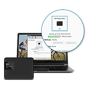 WD 4TB Black My Passport Ultra Portable External Hard Drive - USB 3.0 - WDBBKD0040BBK-NESN [Old Model]