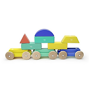 9 Piece Tegu Magnetic Shape Train Building Block Set, Big Top
