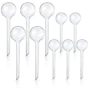 10 Pcs Plant Watering Globes,Clear Automatic Watering Bulbs,Plastic Garden Water Device for Plants,Water Drip Irrigationdevice Watering System