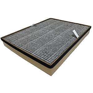 Nispira True HEPA Replacement Filter for Air Purifier, Compatible with TaoTronics TT-AP002, 3 Packs