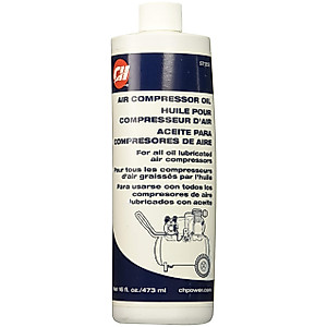 Campbell Hausfeld 2 Horsepower Air Compressor Pump with Flywheel (VT4823) & Oil Compressor 16oz MP12 (ST125312AV)