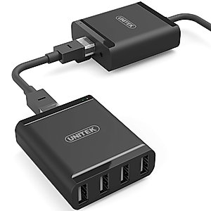 Unitek Y-2516 USB 2.0 Extension UTP Cable 4X USB Black