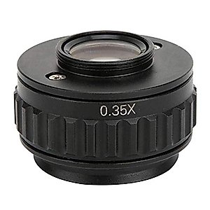 0.35X Microscope Adapter，CTV Microscope Lens Camera Interface Adapters，Mount Lens Adapter Microscope Accessory，for Trinocular Stereo Microscope