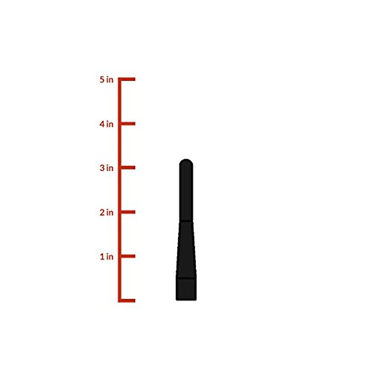 CravenSpeed Stubby Antenna Compatible with Ford F-150 2009-2024 | 3.2 Inches | Short Antenna Replacement | Made in The USA