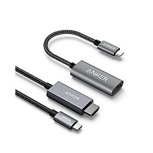 Anker 310 USB-C Adapter (4K HDMI) with USB-C to HDMI Cable