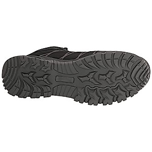 Propét Men's Traverse Waterproof Hiking Boots, Black/Grey, 11 Wide US