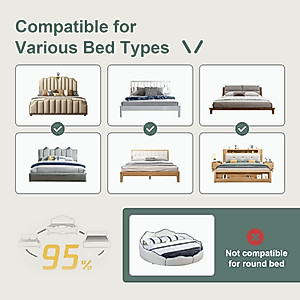 MININEC Bed Rail for Toddlers Baby, Long Toddler Bedrail Guard for Kids Children, Strong Babies Bed Rail for Twin, Full Size, Queen & King Mattress with Reinforced Anchor Safety Grey 70.8 * 27.5 in