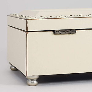 Cottage Garden Precious Moments First Communion Girl Ivory Petite Music Box/Jewelry Box Plays Jesus Loves Me