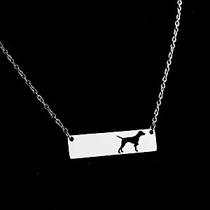 ENSIANTH Dog Lover Gift Dog Necklace Gift fot Dog Owner (German Shorthaired Pointer)