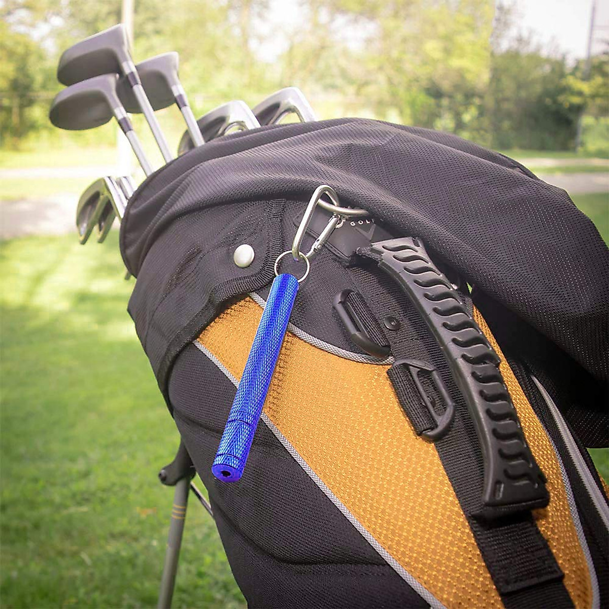 VINIKI Golf Club Groove Sharpener Tool Golf Club Grooving Sharpening Cleaner Cleans with Removed Sediment in The Groove (Blue)