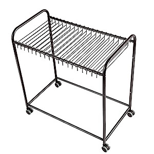 Pant Hangers for Rolling Pants Trolley 20 PCS, Bronze (Only Hangers)