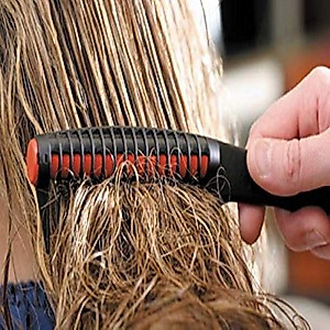 KAISIDA Professional Anti Splicing Detangling Roller Comb, Integrated Roller Hair Comb，Professional Hair Dyeing Comb, Hair Daily Care Comb