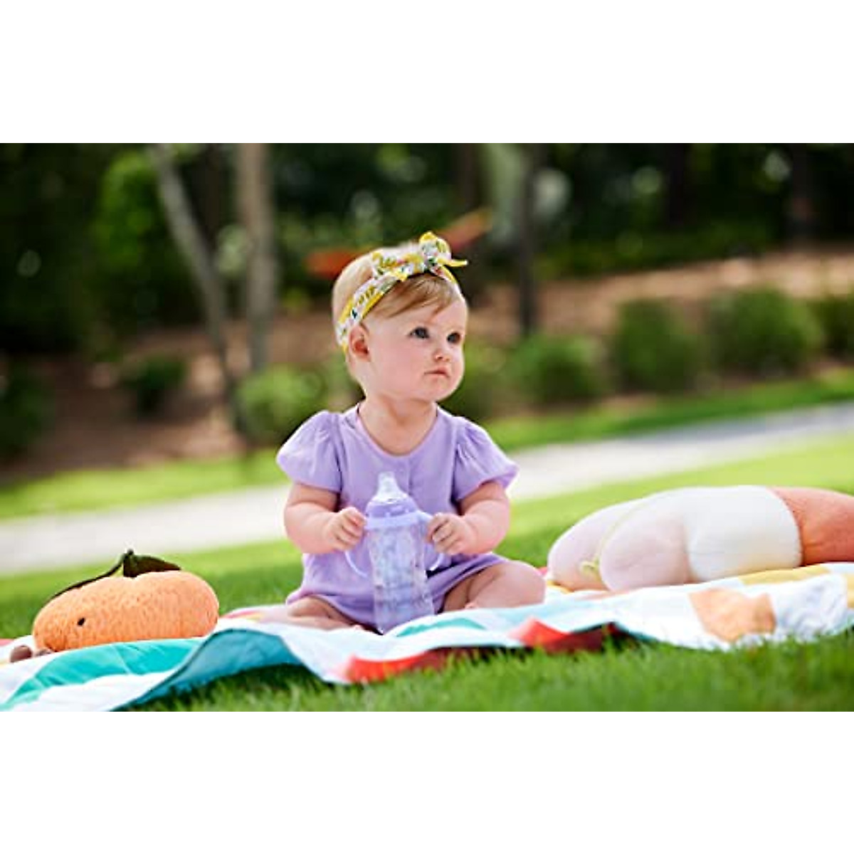 NUK Learner Cup, 10 Ounce, Tritan Gray Star – BPA Free, Spill Proof Sippy Cup