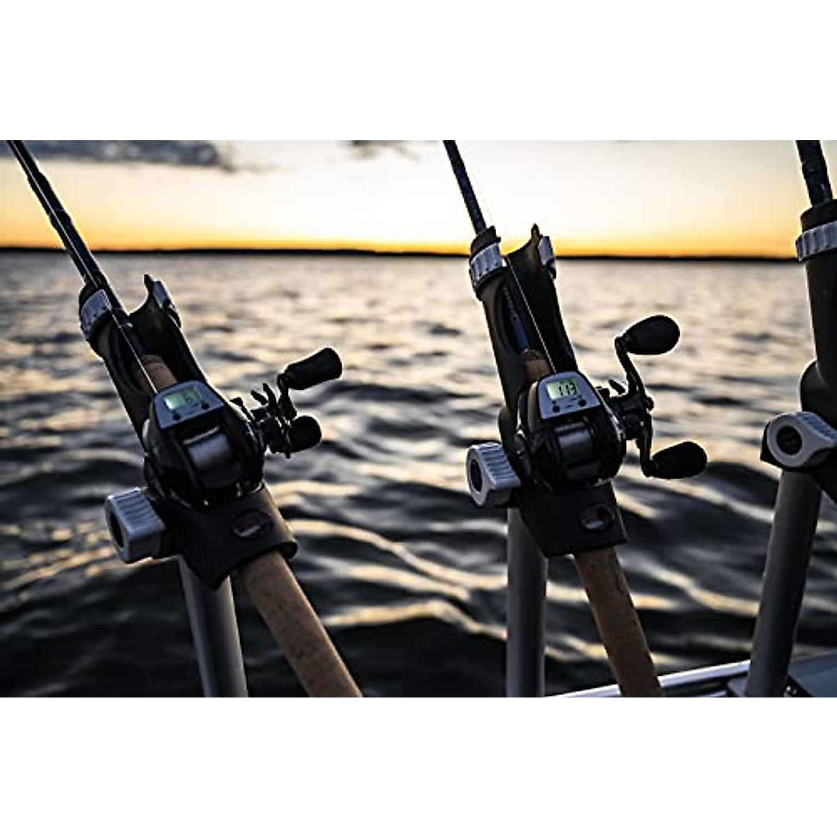 Abu Garcia MaxToro Digital Line Counter Low Profile Baitcast Fishing Reel, Black, 50LP