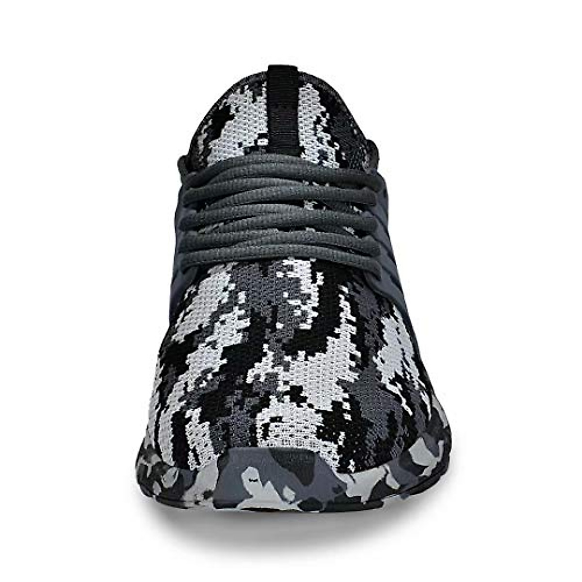 Troadlop Mens Tennis Shoes Breathable Food Service Restaurant Sneakers Comfortable Athletic Sport Running Gym Workout Shoes Camouflage Gray 12