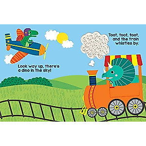 Go, Go, Go, Dinosaur - Silicone Touch and Feel Board Book - Sensory Board Book