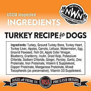 Northwest Naturals Freeze Dried Raw Diet for Dogs Freeze Dried Nuggets Dog Food – Turkey – Grain-Free, Gluten-Free Pet Food, Dog Training Treats – 12 Oz.