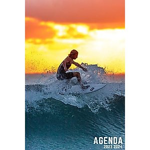 Agenda Escolar 2023-2024: Surf, Deporte | Diario Para Estudiantes, Primaria, Secundaria - Tamaño A5 (Spanish Edition)