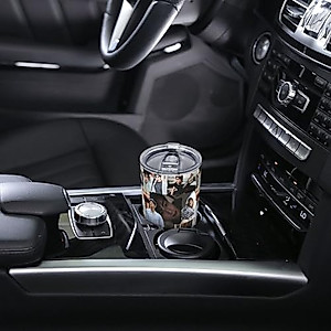 OAEWRE Cha Musics Eun Actors Woo Stainless Steel Mug Insulated Tumbler Coffee Mugs with Lids and Straw Double Wall Vacuum Cup 20oz