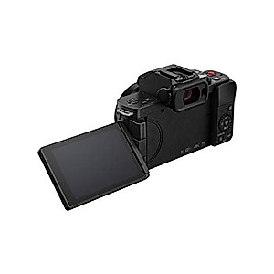 Panasonic LUMIX G100 4k Mirrorless Camera for Photo and Video, Built-in Microphone with Tracking, Micro Four Thirds Interchangeable Lens System, 12-32mm Lens, 5-Axis Hybrid I.S, DC-G100KK (Black)