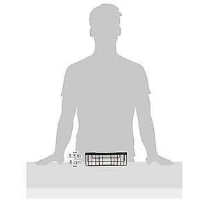 Allied Brass BSK-50ST Toiletry Corner Shower Basket, Matte Black